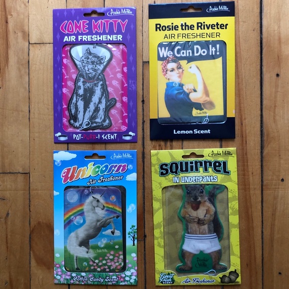 Archie Mcphee | Design | Fun Air Freshener Lot Cone Kitty Underpants ...